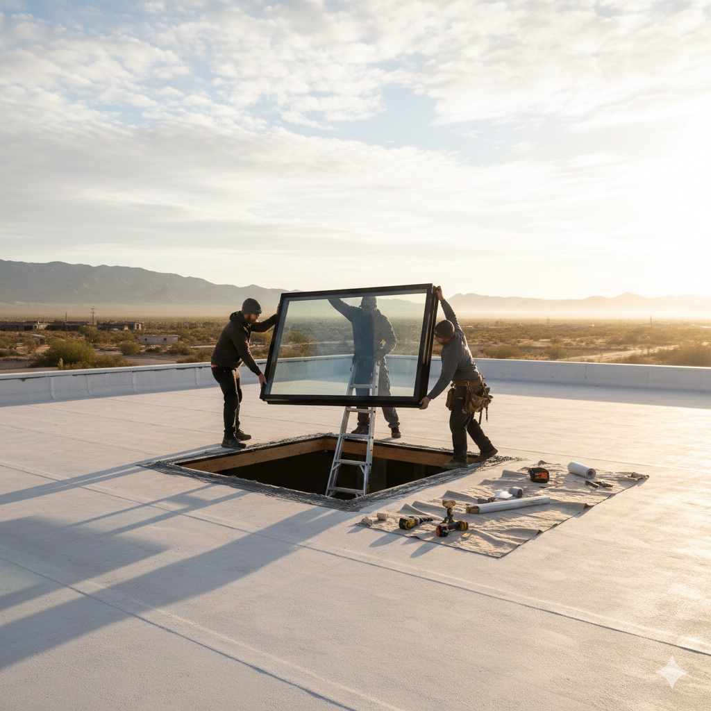 Professional Skylight Replacement Services | Care Roofing Inc.